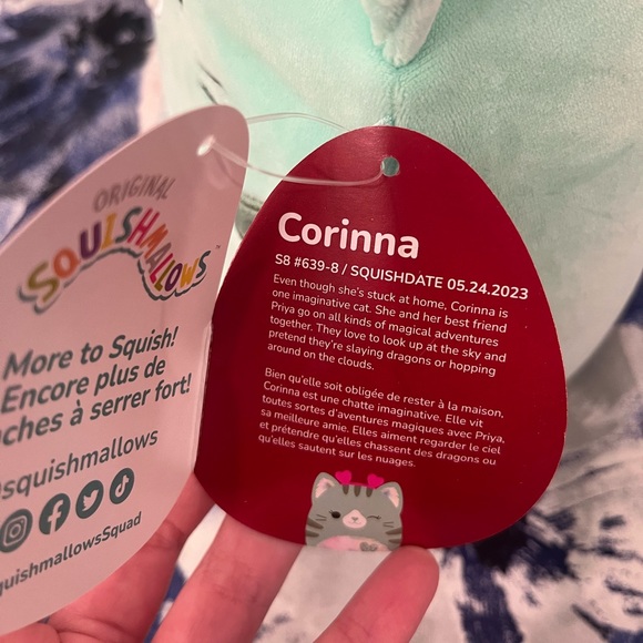 Squishmallows | Toys | Squishmallows Corinna The Cat Valentines Day 224 ...